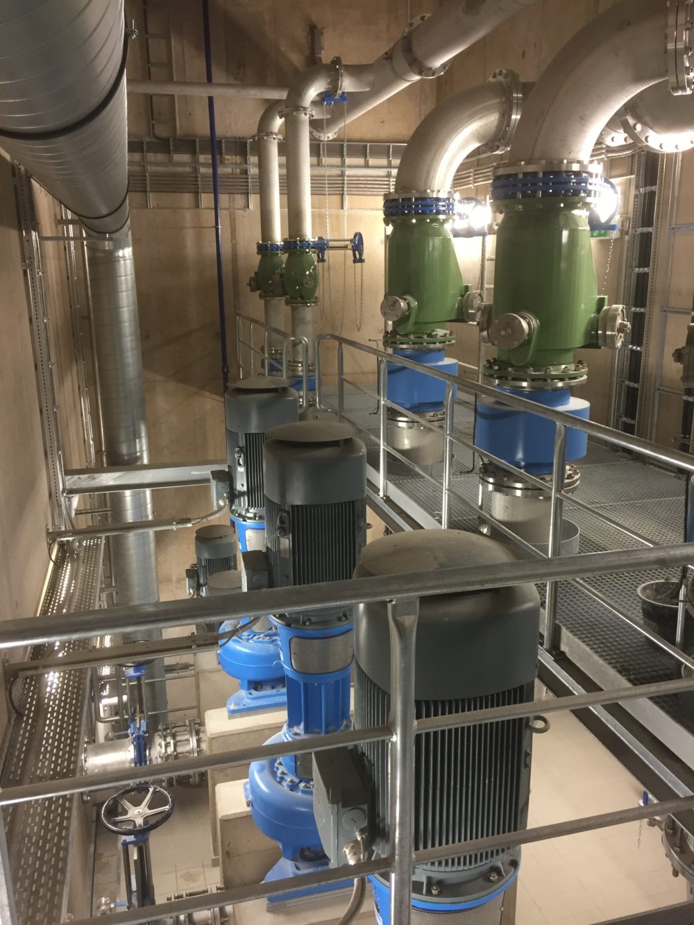 Raw sewage pumping station with Egger vortex and multi-channel pumps ...