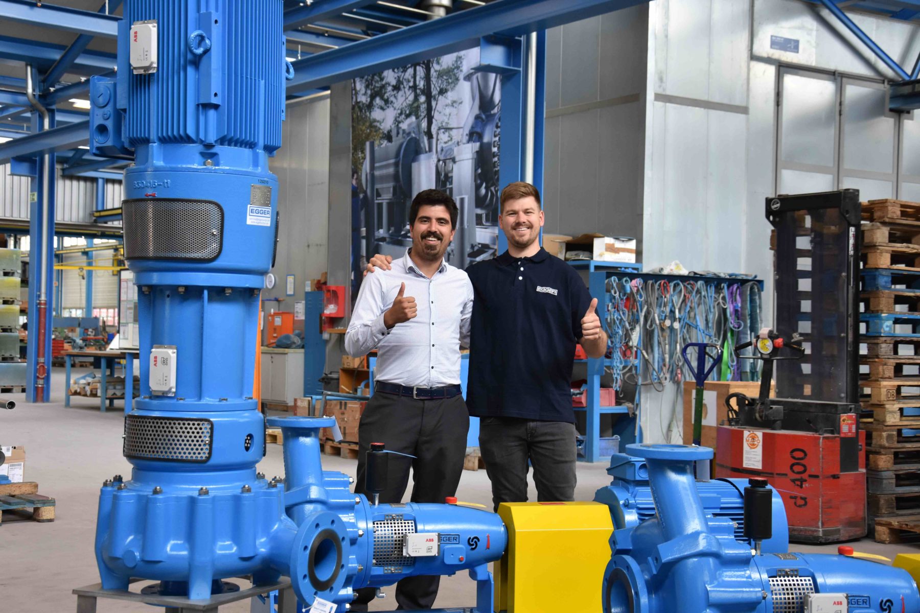 First Egger Pump delivery with ABB Ability Smart Sensor | Egger Pumps