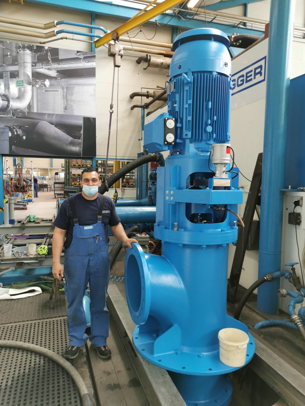 River water pumps for Swiss-German energy supplier | Egger Pumps