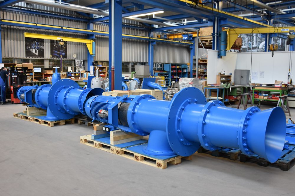 River water pumps for Swiss-German energy supplier | Egger Pumps